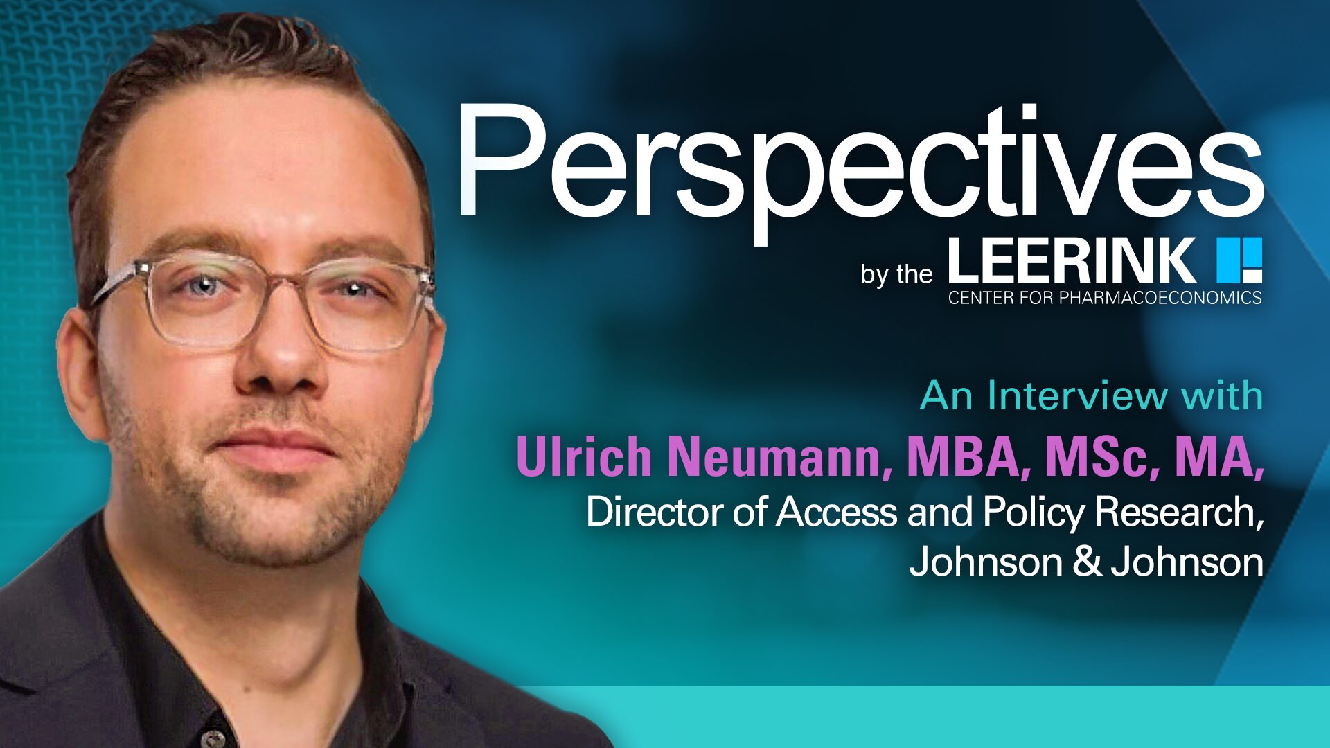 Director of Access and Policy Research at Johnson & Johnson, Ulrich ...